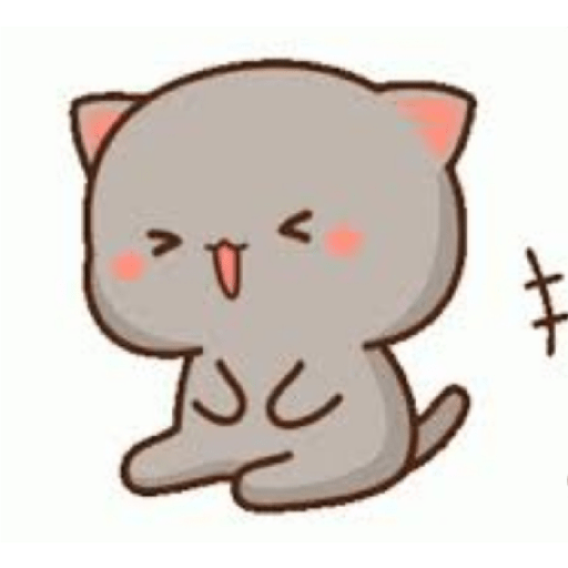 peach cat unyu by septi