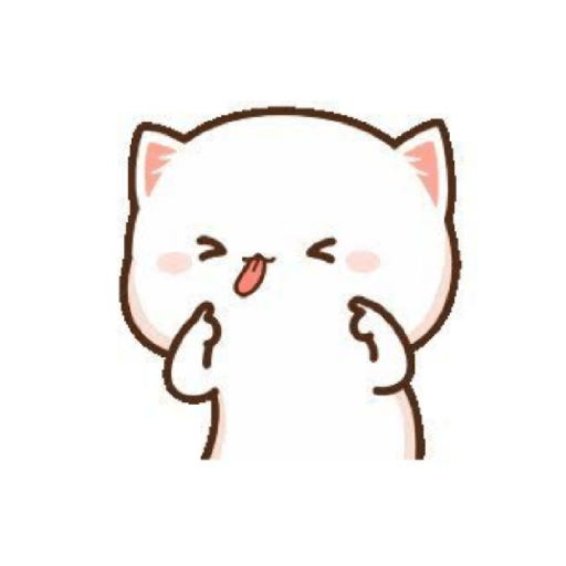 peach cat unyu by septi