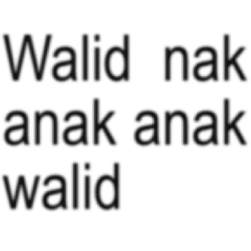 Stiker Anomali Walid