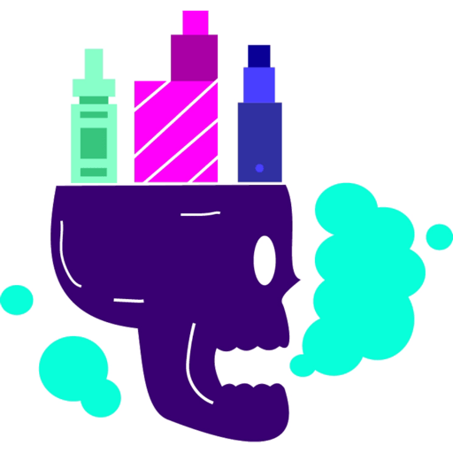 No vaping. Stickers