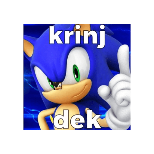 Stiker Sonic