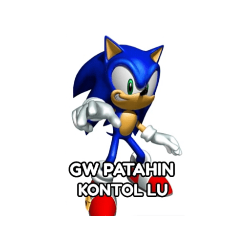 Stiker Sonic
