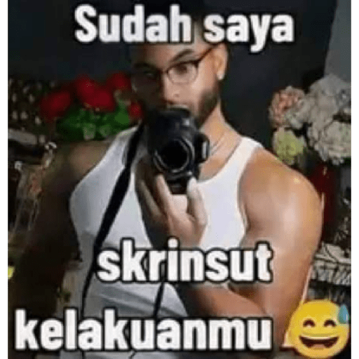 Stiker absurd Fesbuk 2