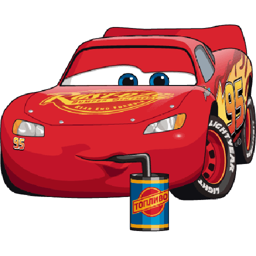 Lightning McQueen Stickers