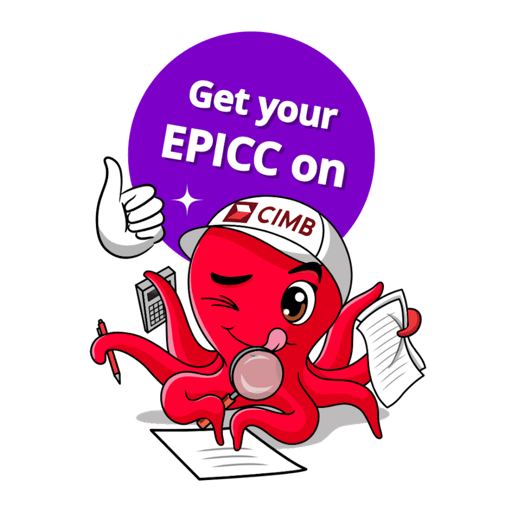 CIMB Digital sticker packs