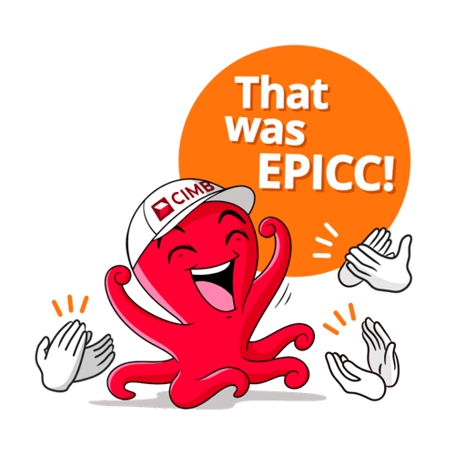 CIMB Digital sticker packs