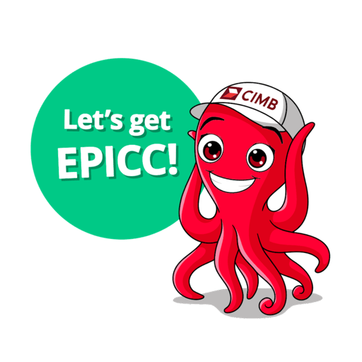 CIMB Digital sticker packs