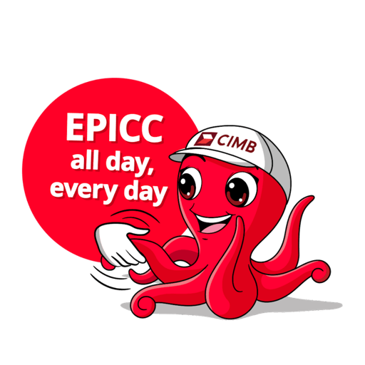 CIMB Digital sticker packs