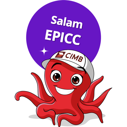 CIMB Digital sticker packs