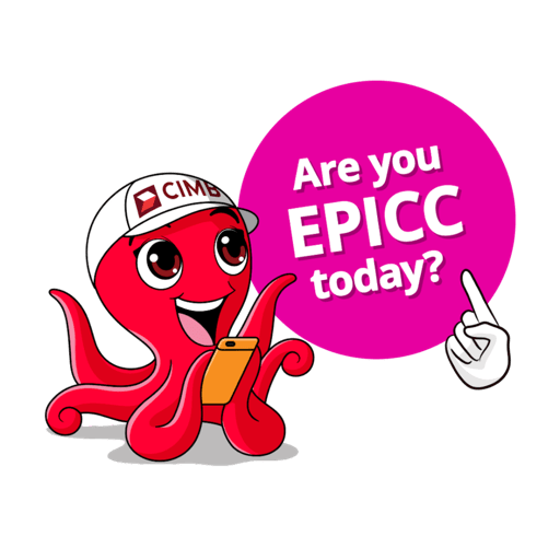 CIMB Digital sticker packs