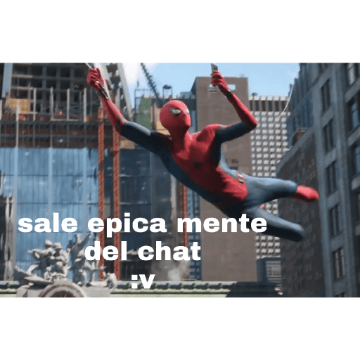 spiderman en el chat