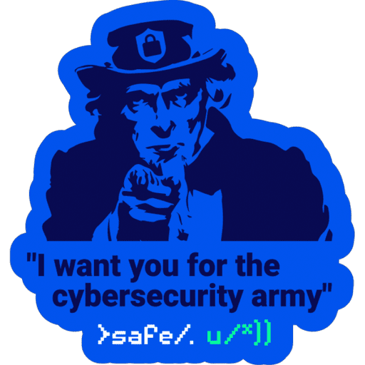 Cybersecurity stickers