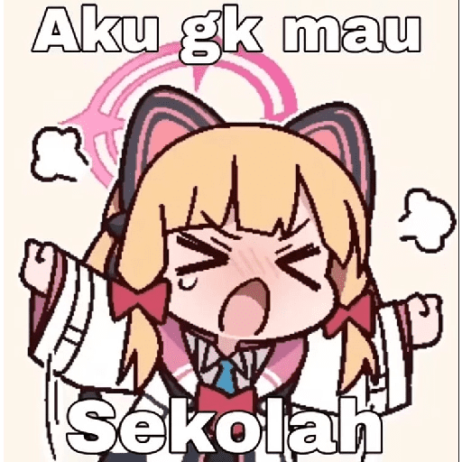besok senin, sekolah!!!