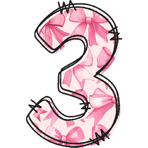 NÚMEROS COQUETTE 🎀🌸🎀