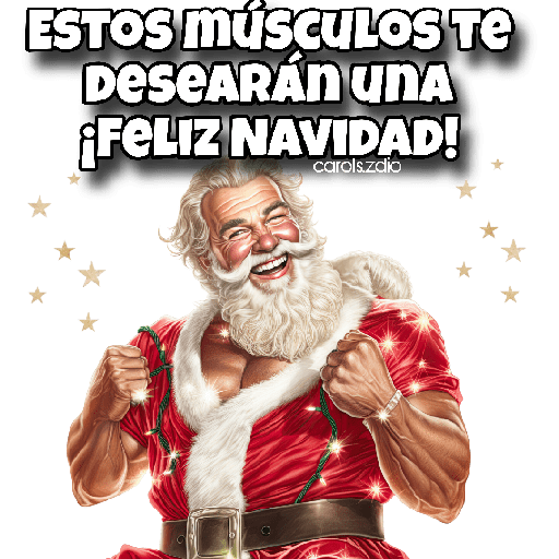 🎅 Santa Claus Fortachón💪🎄🎅
