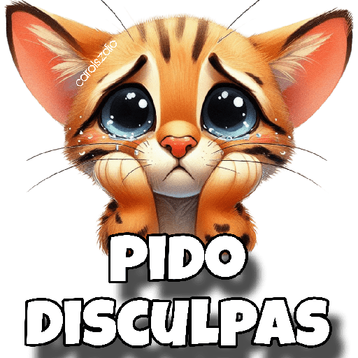 PERDON, LO SIENTO 🥺😿