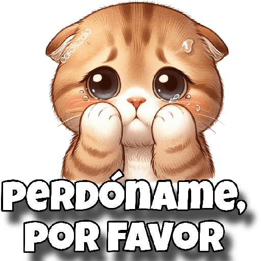 PERDON, LO SIENTO 🥺😿