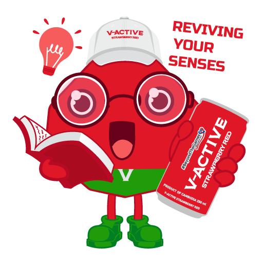 V-ACTIVE Strawberry Red