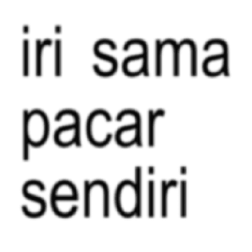 Meme Iri Sama Pacar Sendiri 😿