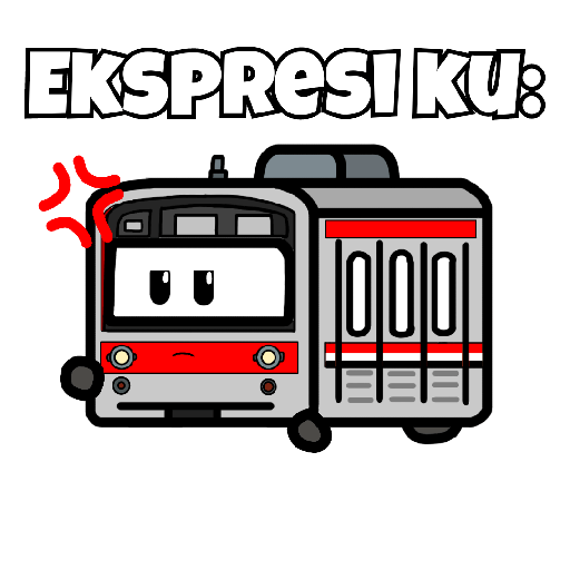 Cartoon krl commuterline