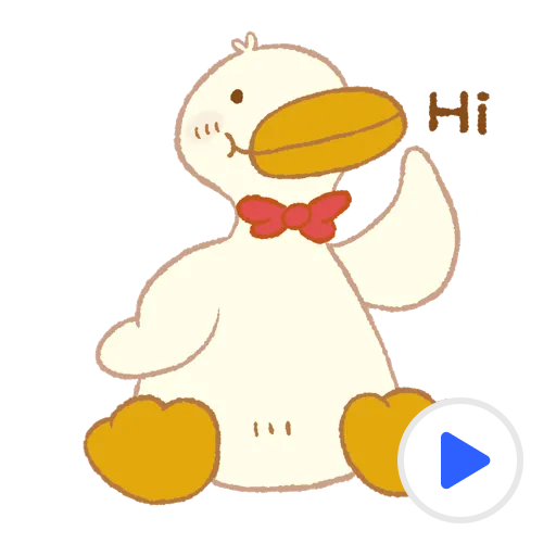 Ducky Greg animated stickers