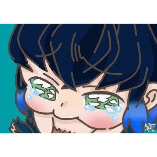 Stickers Anime Llorando