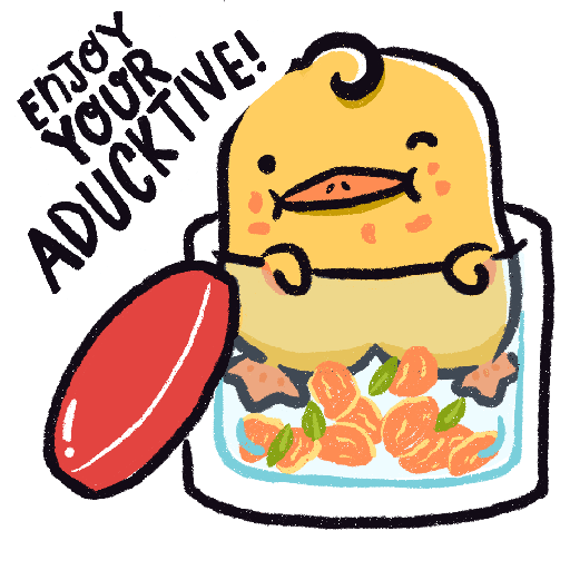 Aducktive stickers
