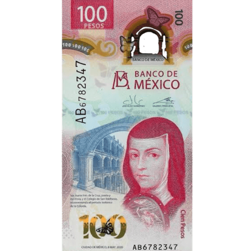 Monedas y billetes de Mexico