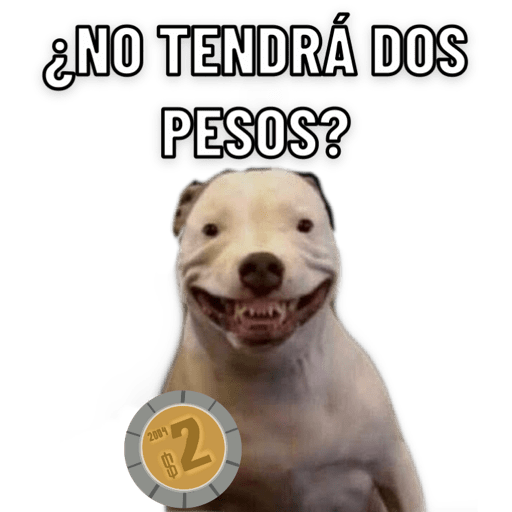 No tendrá dos pesos