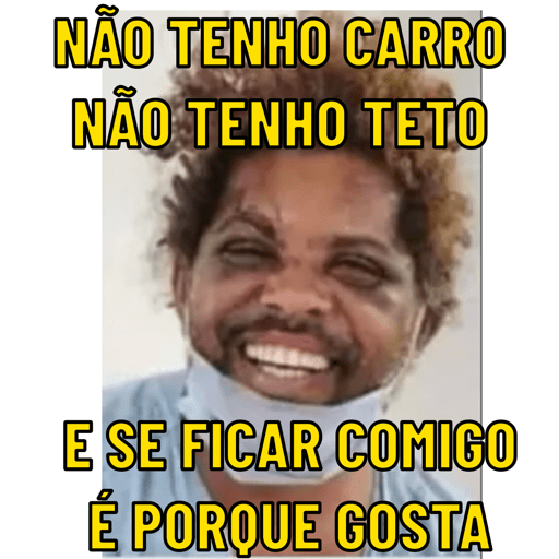 Mendigo meme do momento