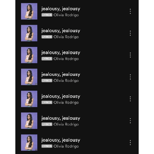 When you're jealous
