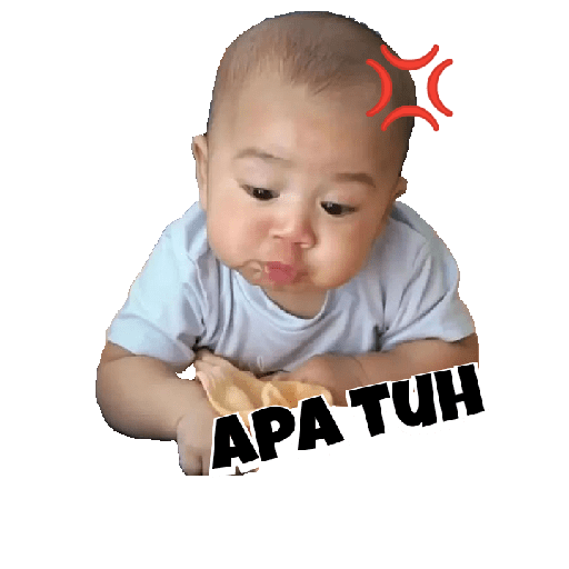 rayyanza cipung stiker