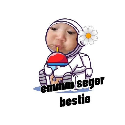 rayyanza cipung stiker