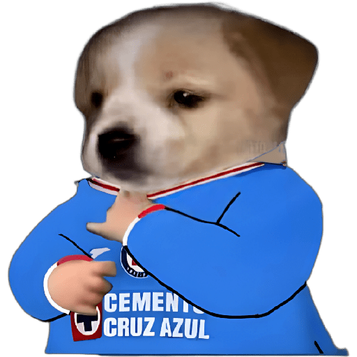 Perrito Cruz Azul